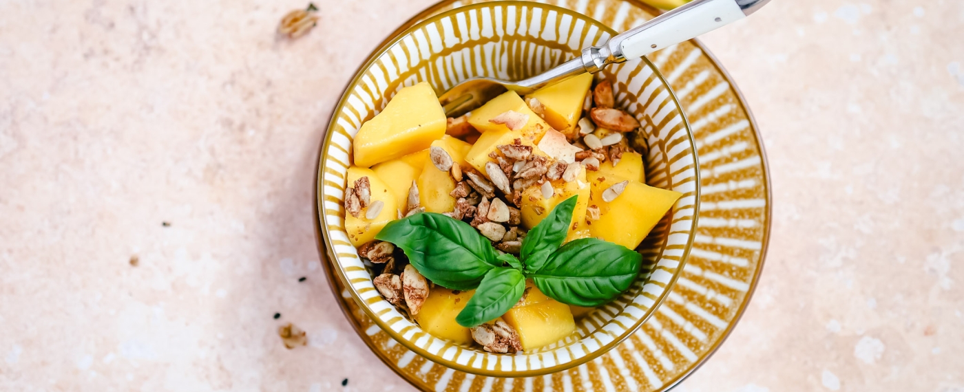 Mango met muesli